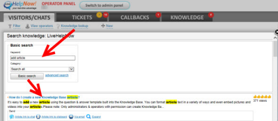 How to edit Knowledge Base articles-LiveHelpNow-Knowledgebase